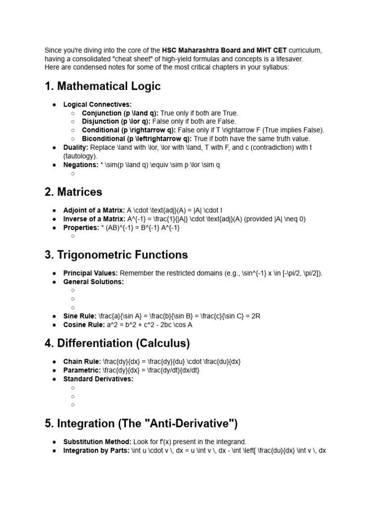 Make Maths Small Notes | PDF