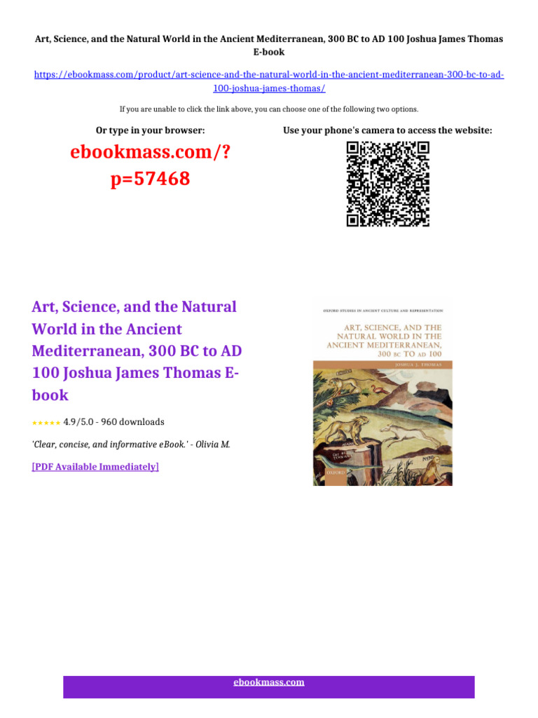 Art, Science, and the Natural World in the Ancient Mediterranean, 300 ...