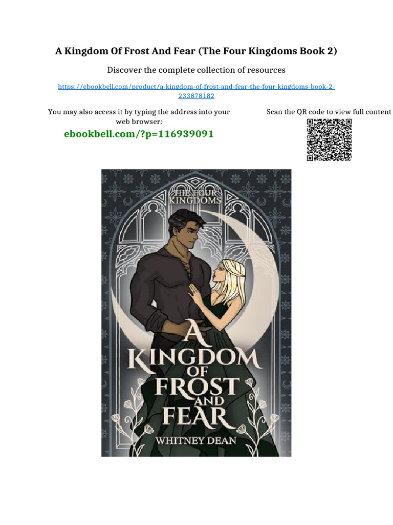 A Kingdom of Frost and Fear (The Four Kingdoms Book 2) online reading ...