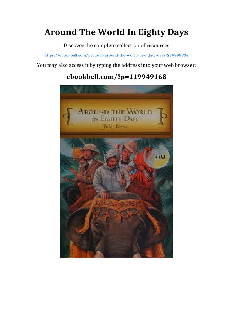 Around the world in eighty days online pdf | PDF | Copyright