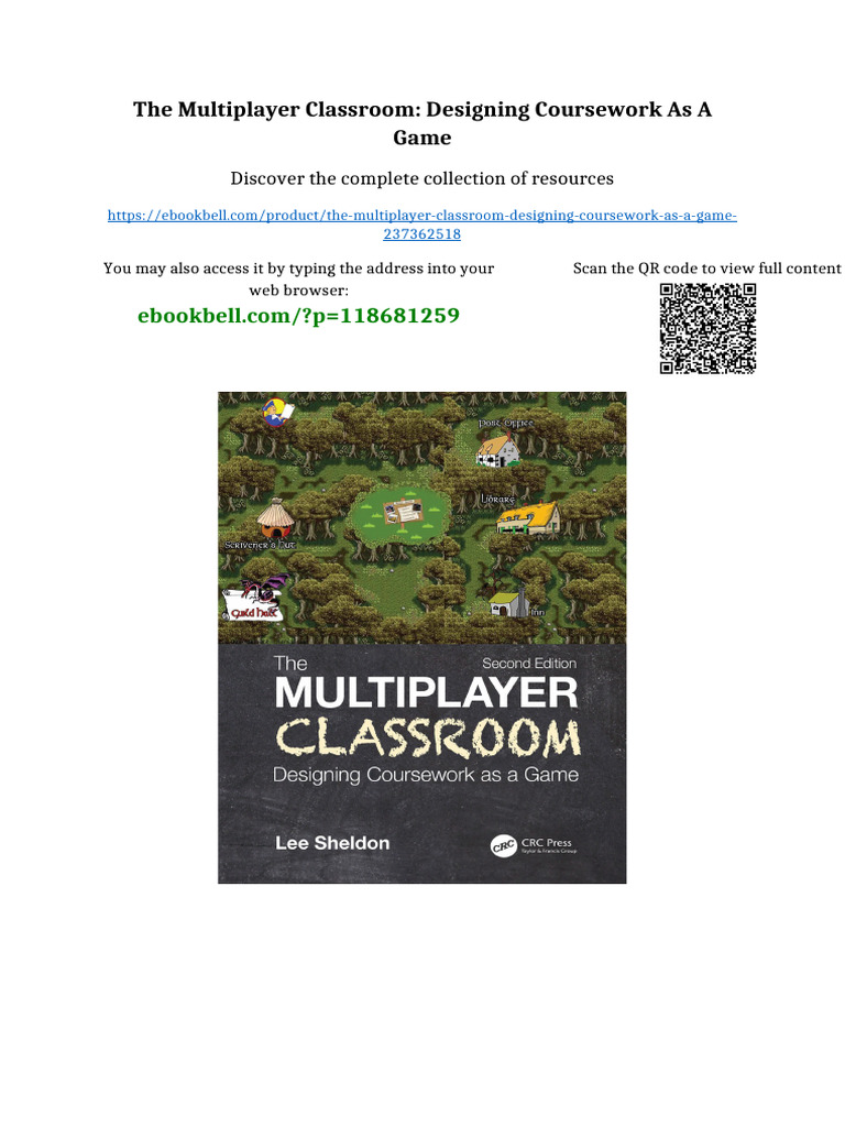 The Multiplayer Classroom: Designing Coursework As A Game Full | PDF ...