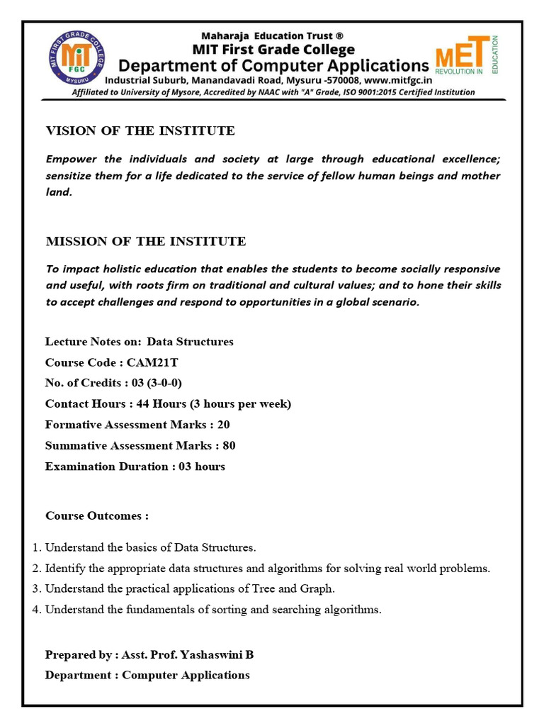 Data Structures Notes (SEP) | PDF | Queue (Abstract Data Type) | Computing