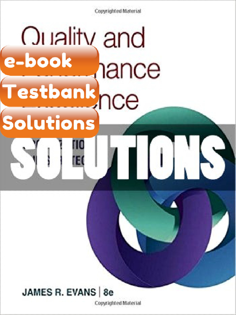 Testbank Quality and Performance Excellence 8 Ed Evans Fast Download ...