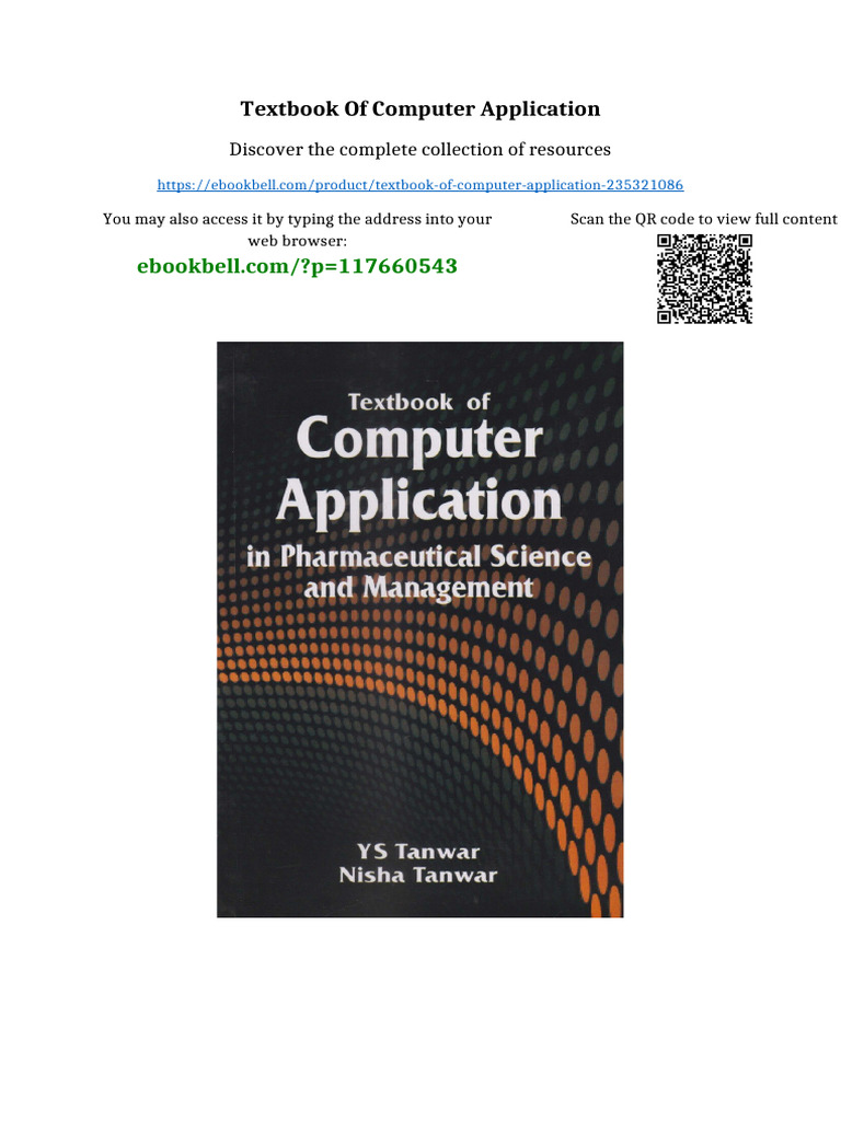 Textbook of Computer Application Online Reading | PDF | Creative ...