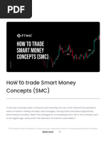 Smart Money Concept Trading Guide | PDF | Hedge (Finance) | Market ...