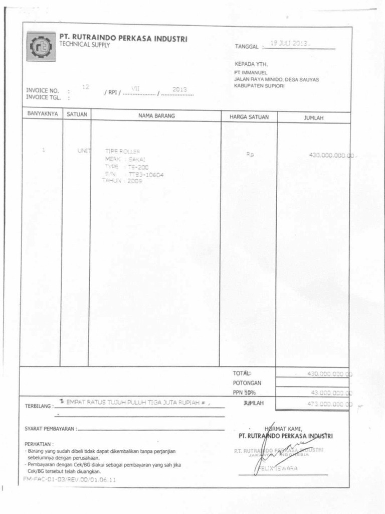 11. Ptr Sakai Ts200 (Milik) | PDF