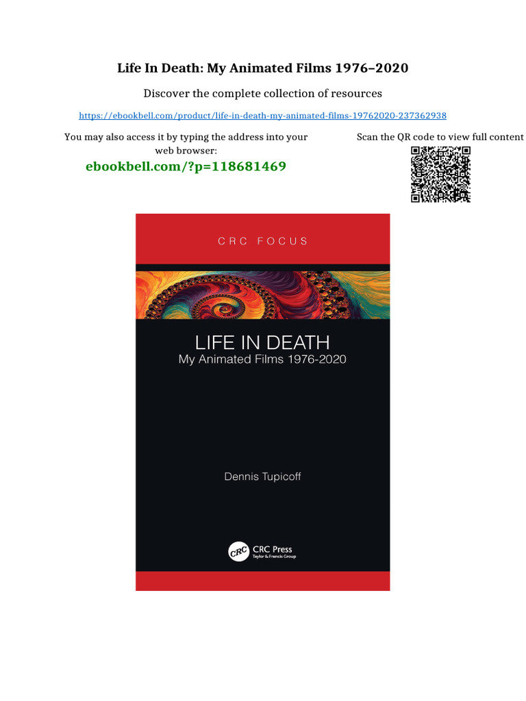 Life in Death: My Animated Films 1976–2020 full | PDF