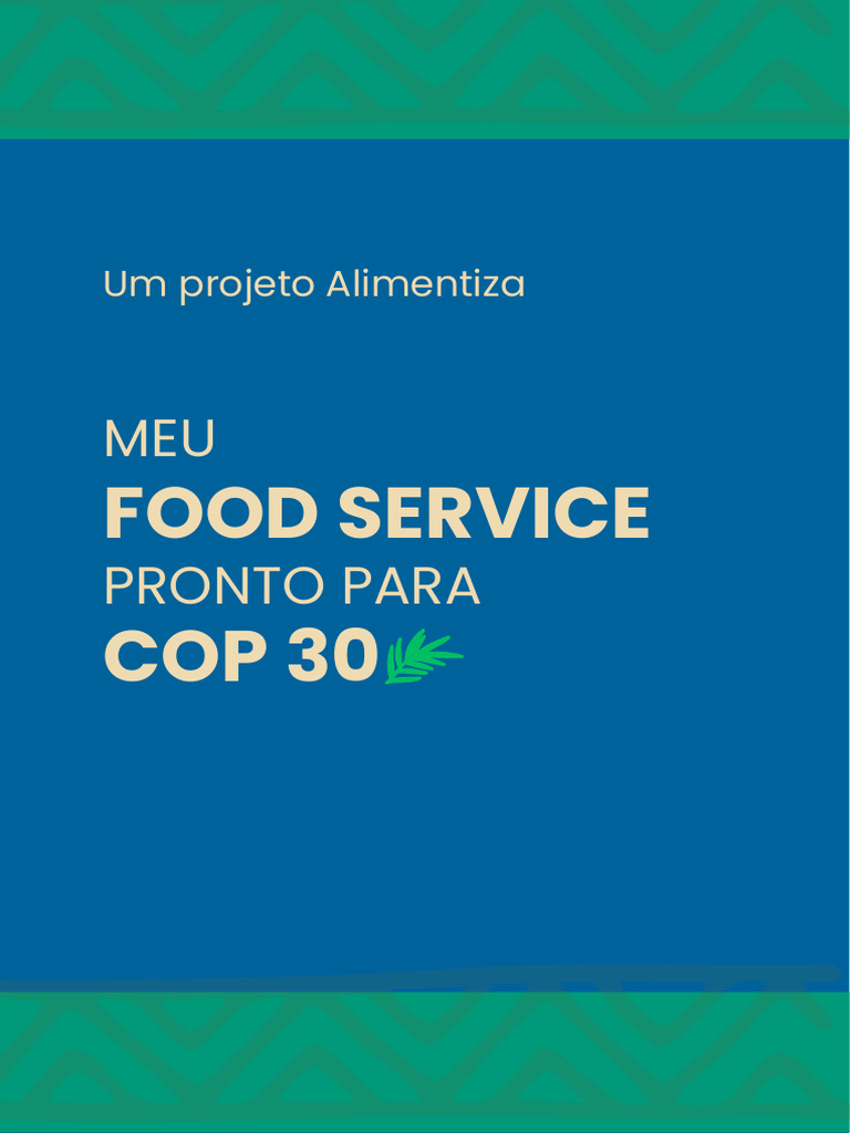 Projeto food service pronto para cop30 | PDF | Comunicação