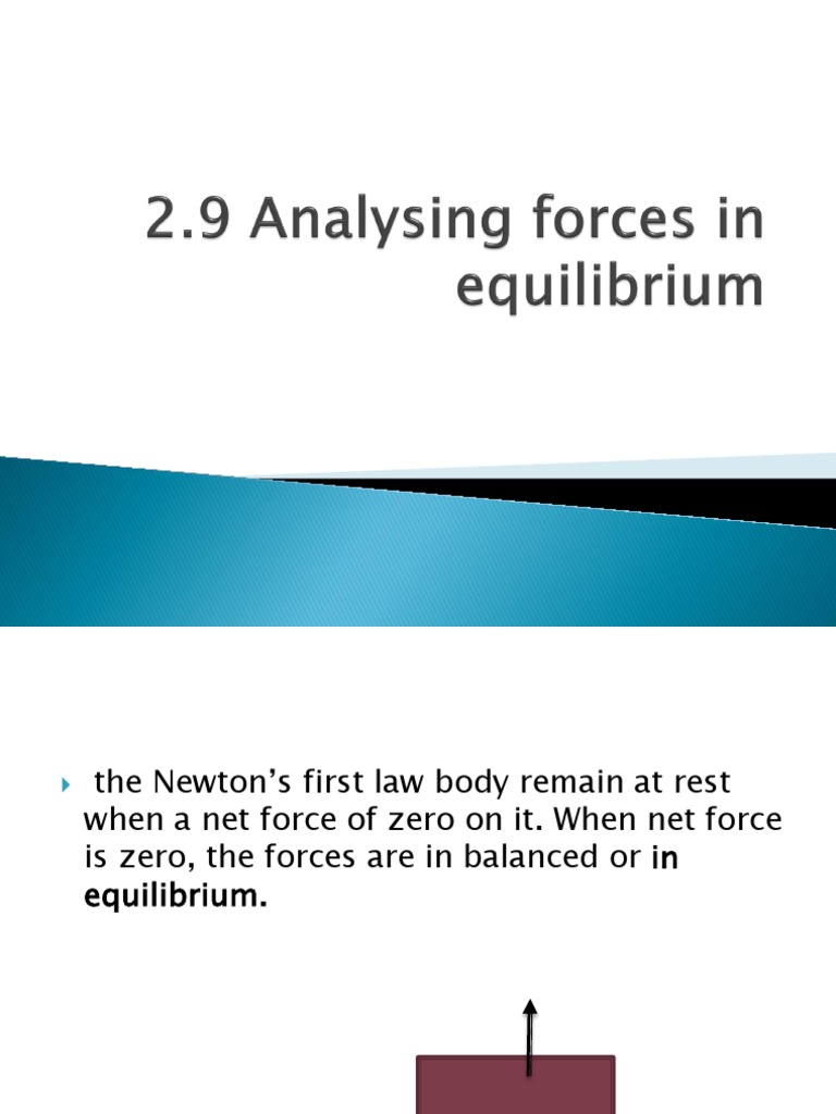 Equilibrium and Net Force Calculations | PDF | Tension (Physics) | Force