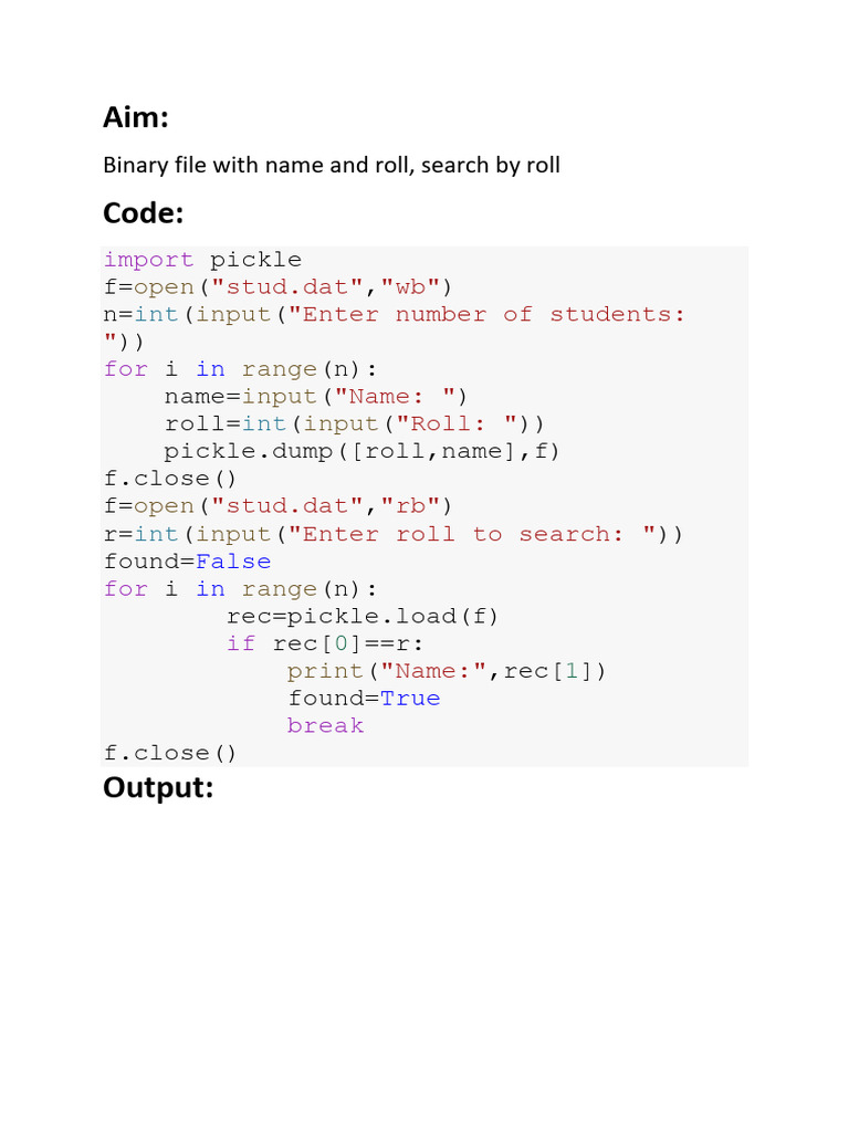 Binary File Insertion | PDF