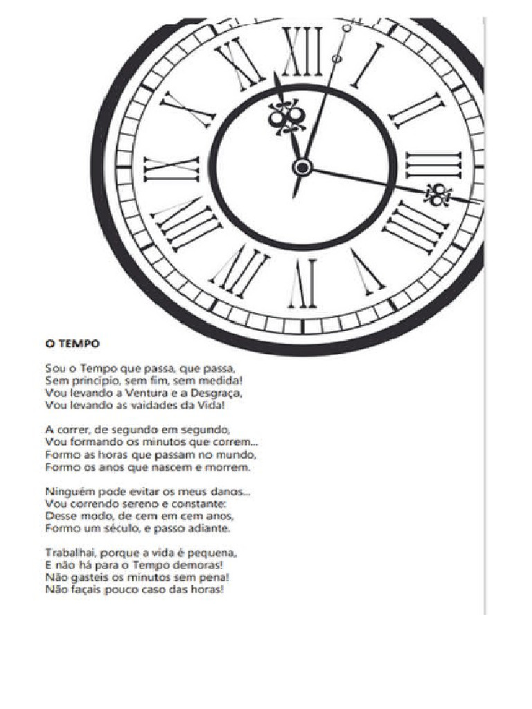 Poema O Tempo | PDF