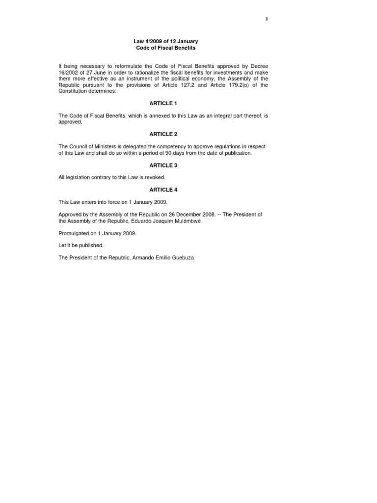 Code of Fiscal Benefits | PDF | Value Added Tax | Taxes