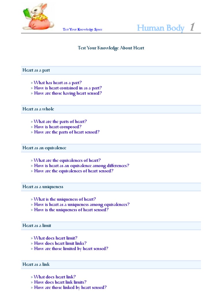 Human Body: Test Your Knowledge Space | PDF | Senses | Testicle