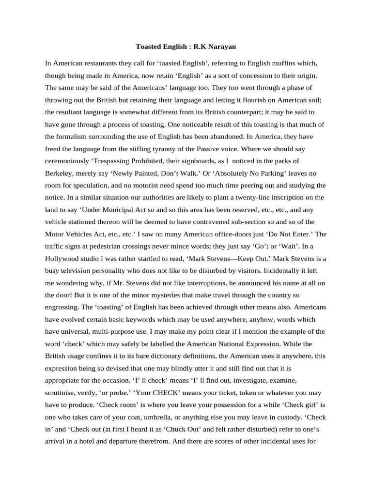 Toasted English and Goodbye Party Material | PDF | Poetry | English ...