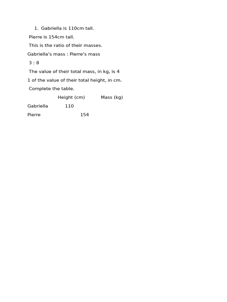 Ratio Past Papers | PDF