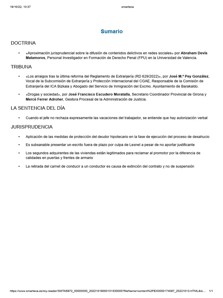 Diario La Ley, 10153.Df | PDF