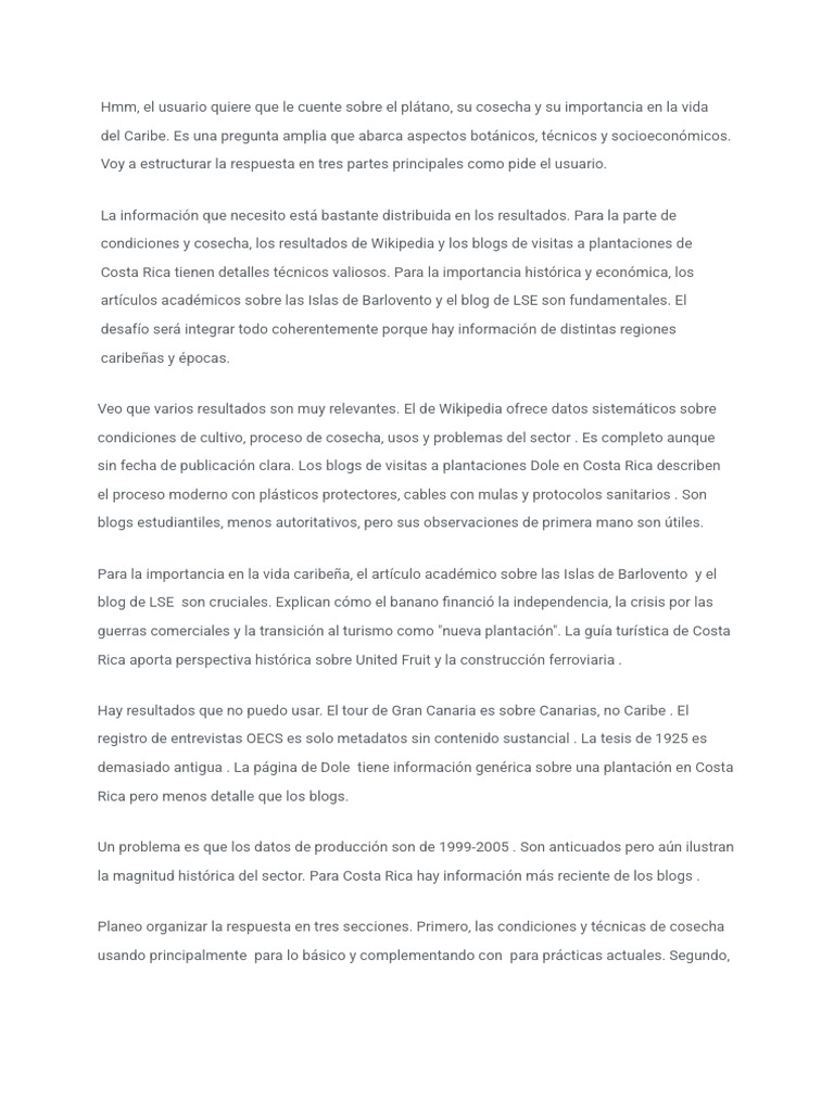 EL PLATANO EN LA CULTURA CARIBEÑA | PDF | caribe