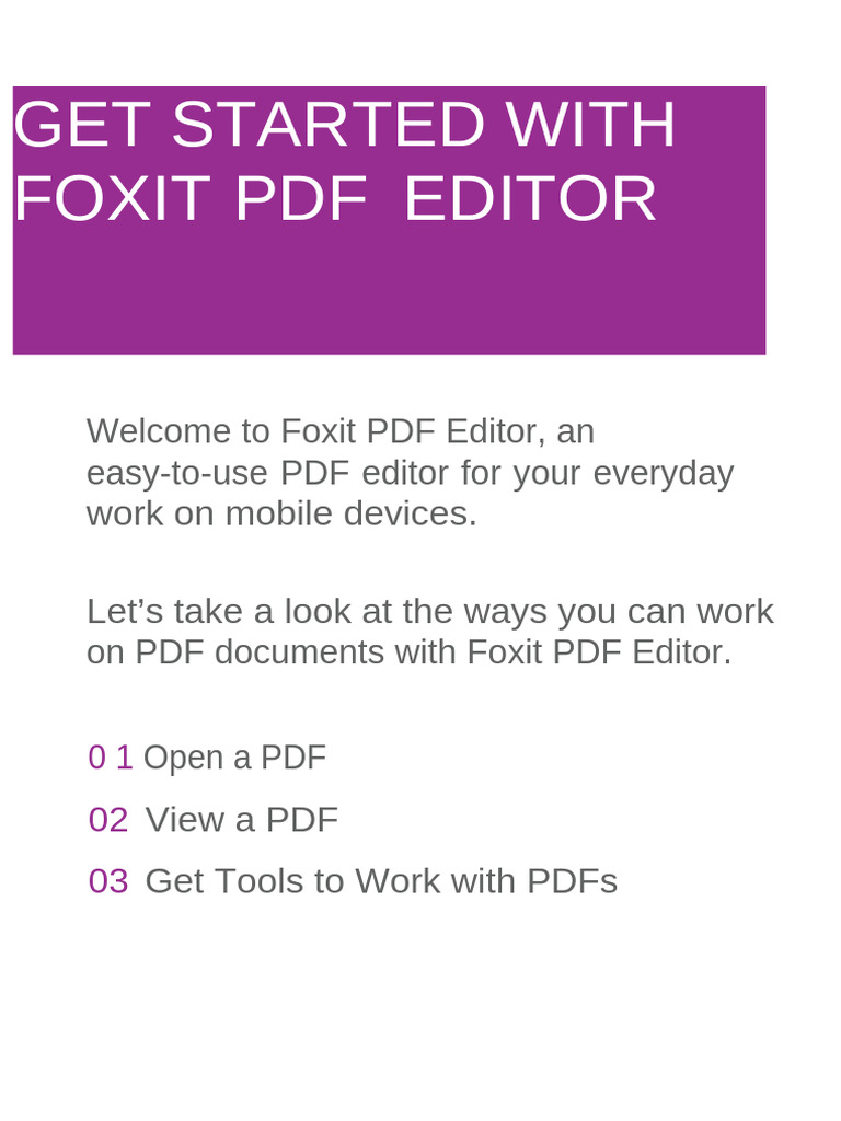 Get Started | PDF