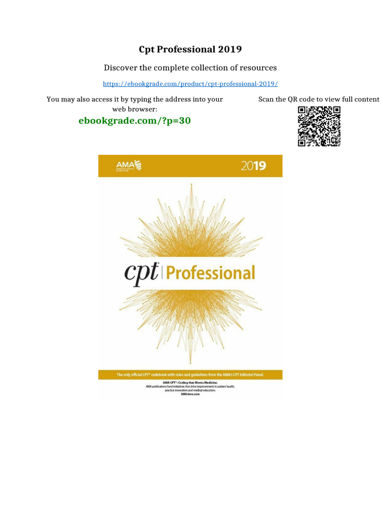 CPT Professional 2019 Download Full Chapters | PDF | Intellectual Property
