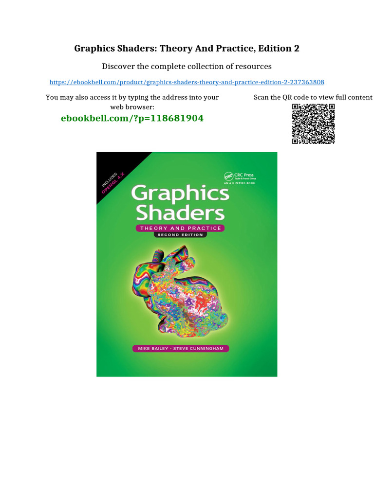 Graphics Shaders: Theory and Practice, Edition 2 Full Chapters Included ...