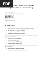 Fortnite Competitive Tournament Rules | PDF | Gaming | Sports
