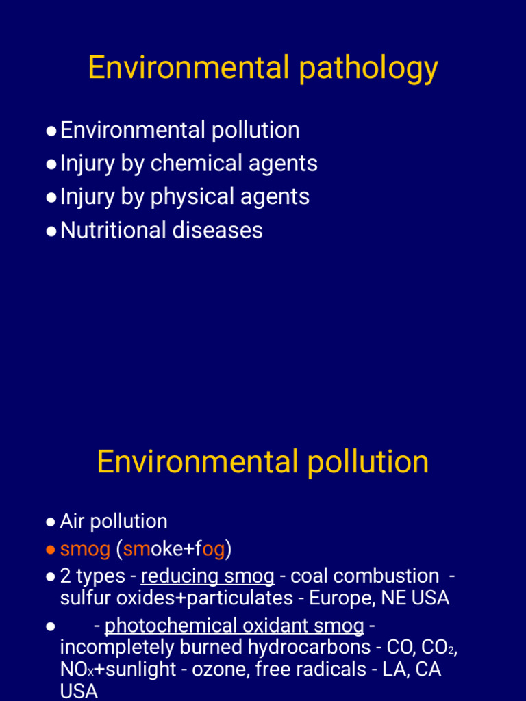 L1 Pathology Environmental Diseases | PDF | Radiation | Burn