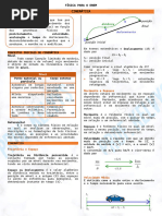Tabela de Fórmulas MU e MUV | PDF