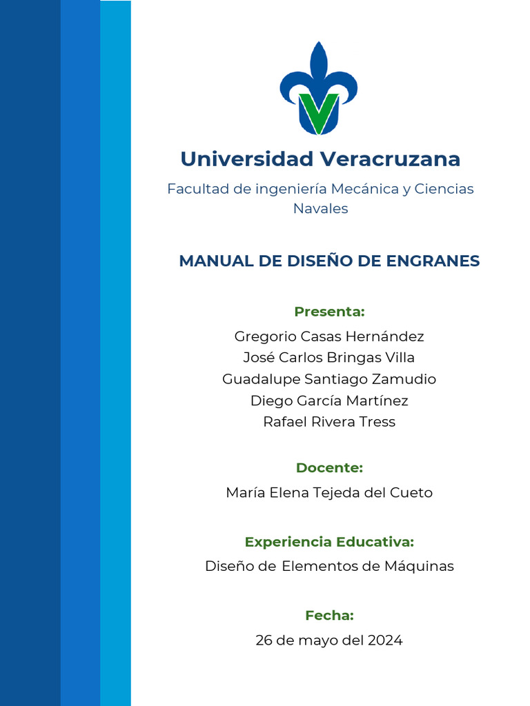 Manual - Diseño de Engranes | PDF