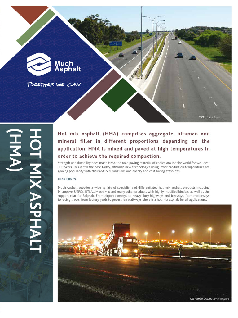 Hot Mix Asphalt Leaflet | PDF | Road Surface | Road