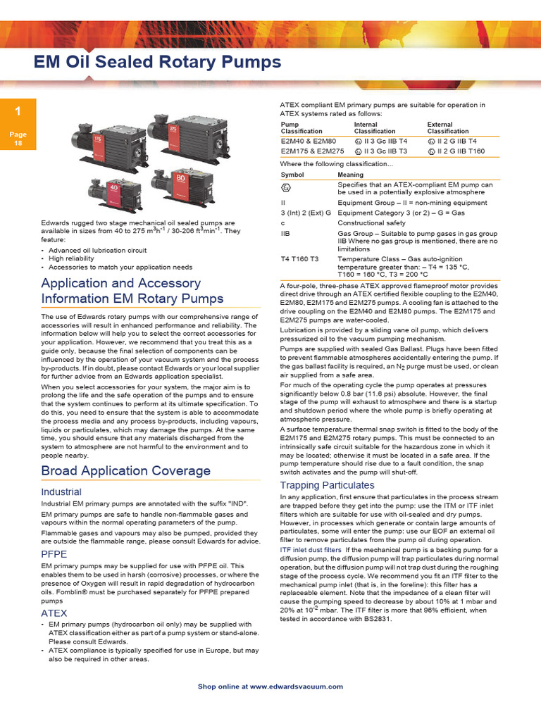 E2M80 | PDF | Pump | Vacuum