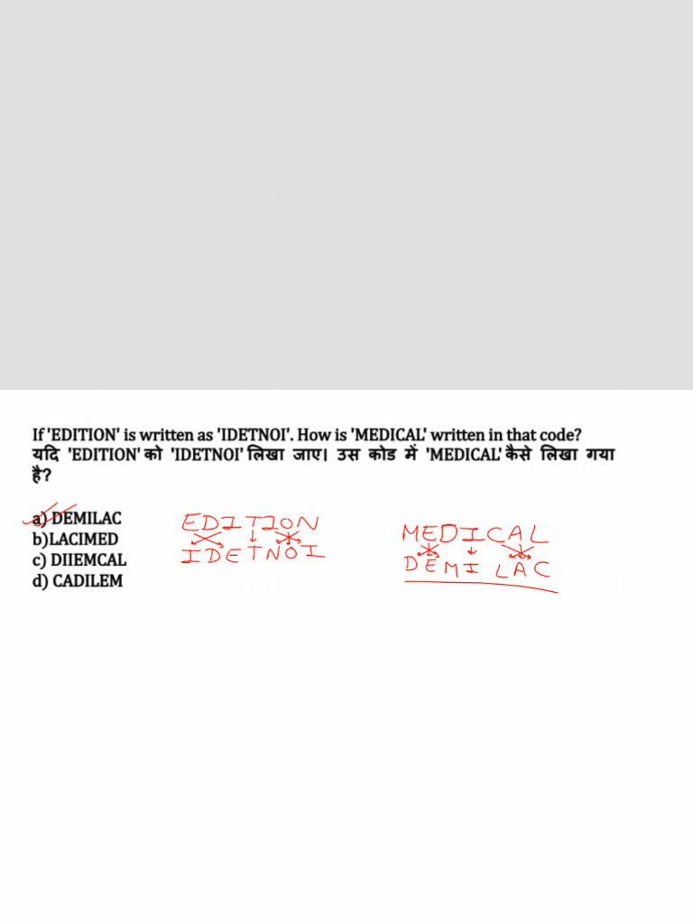 Coding Decoding - 2 | PDF