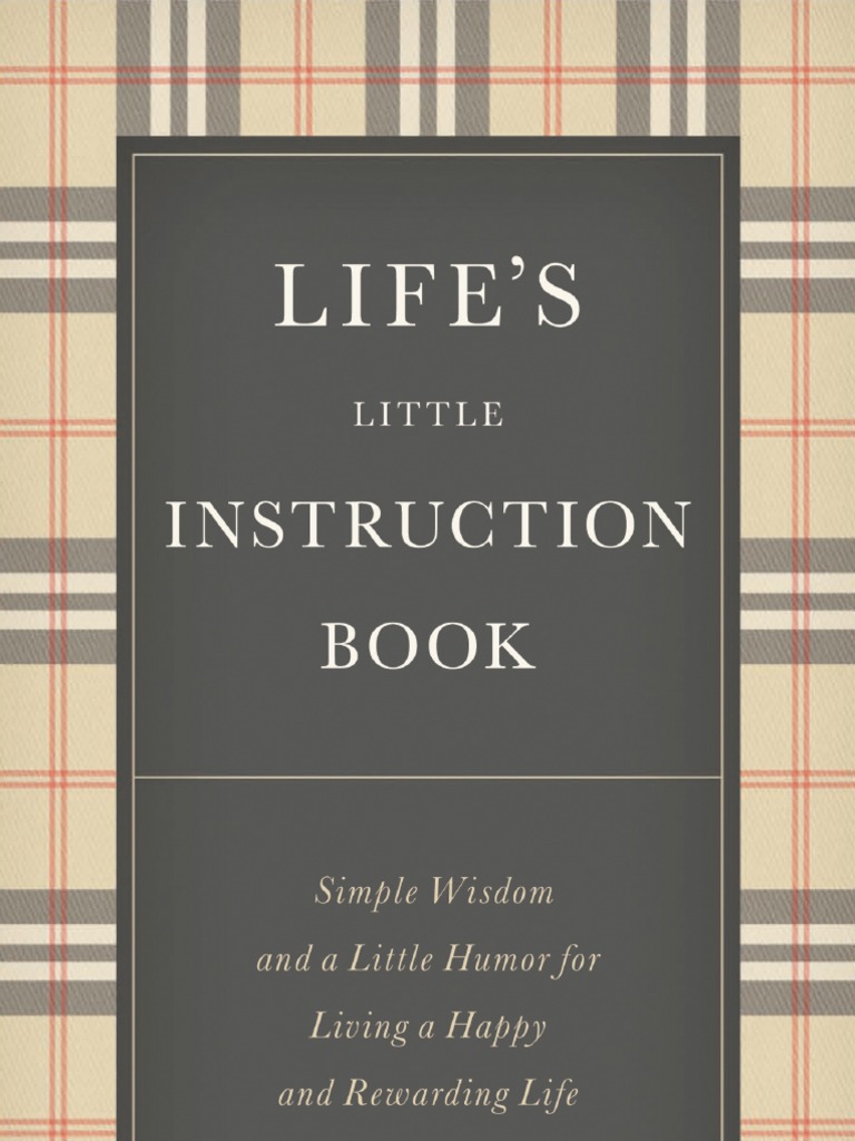 Life's Little Instruction Book | PDF