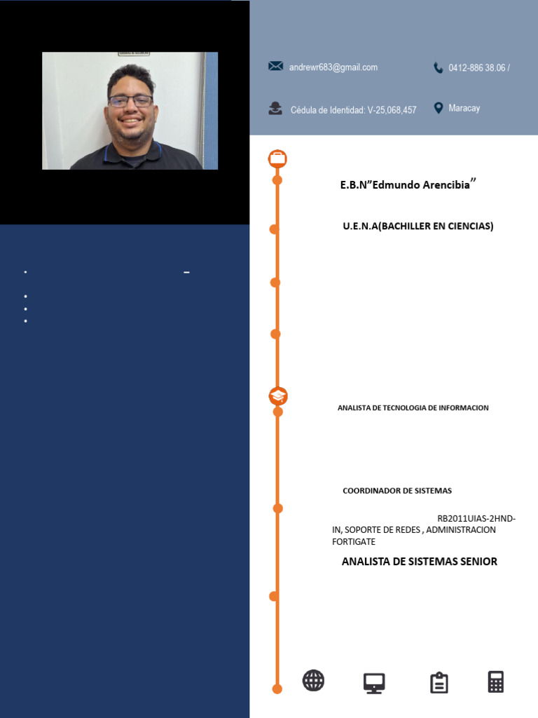 CV Andrew Ramirez - IT Administracion | PDF | Ciencias de la ...
