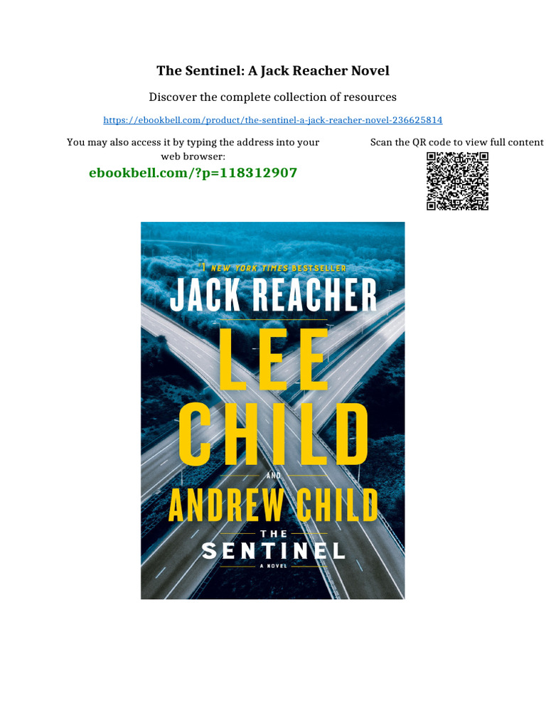 The Sentinel: A Jack Reacher Novel Online Reading | PDF | Prices ...