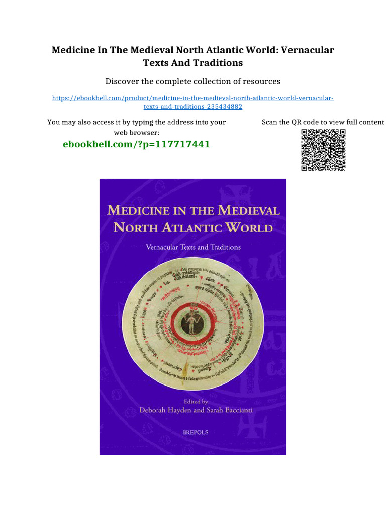 Medicine in the Medieval North Atlantic World: Vernacular Texts and ...