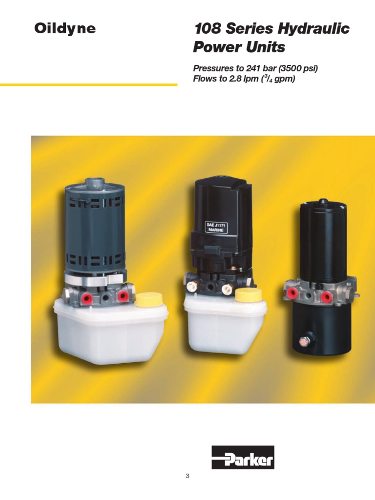 01 - 108 Series Power Units | Switch | Elevator