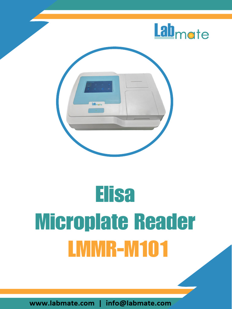 Elisa Microplate Reader Lmmrm101 | PDF | Touchscreen | Elisa