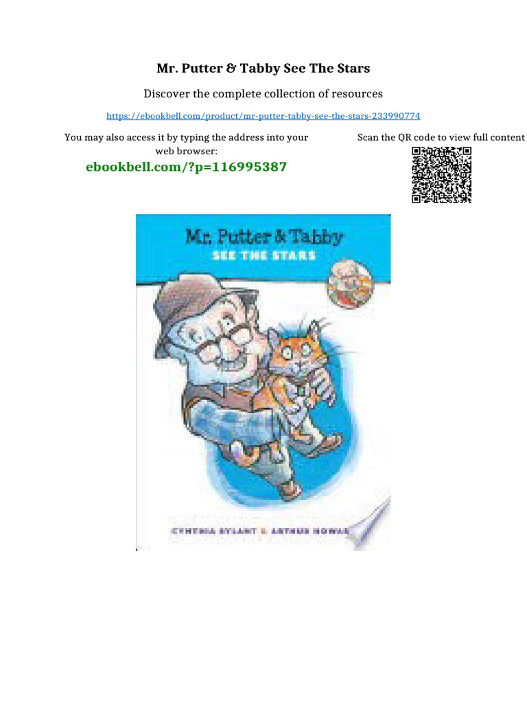 Mr. Putter & Tabby See the Stars Ready to Read | PDF