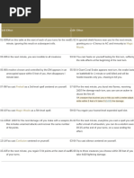 2024 Wild Magic Surge Effects Table | PDF