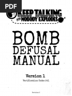Bomb Defusal Manual | PDF