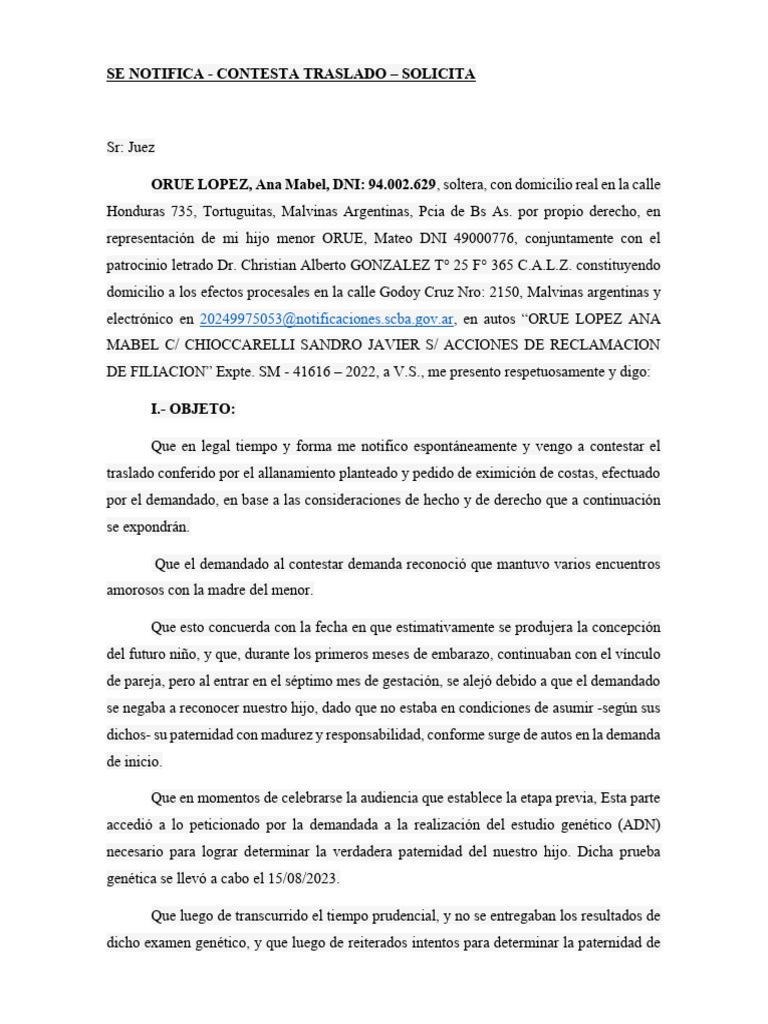 Lopez Contesta | PDF