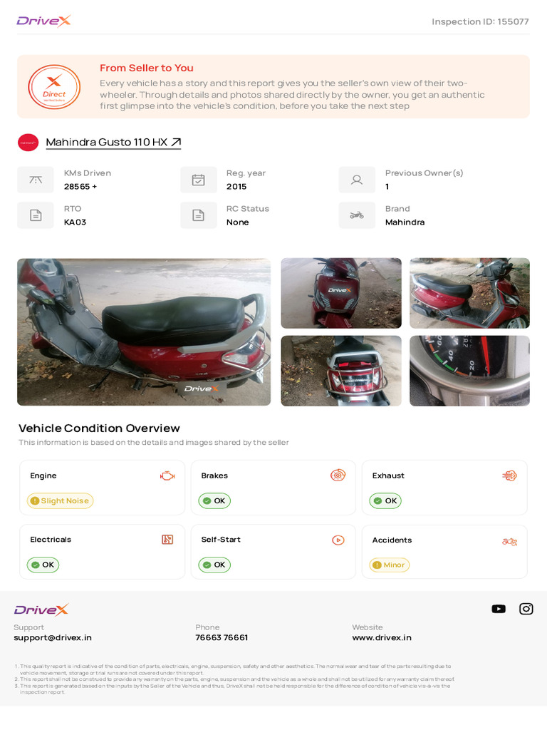 inspection_report_8020 | PDF | Land Vehicles | Vehicle Technology