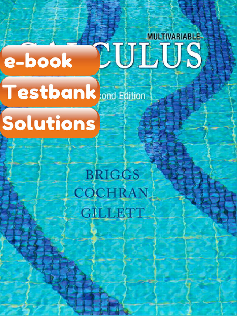 Testbank Multivariable Calculus Plus 2E 2nd Edition Bill Briggs Lyle ...