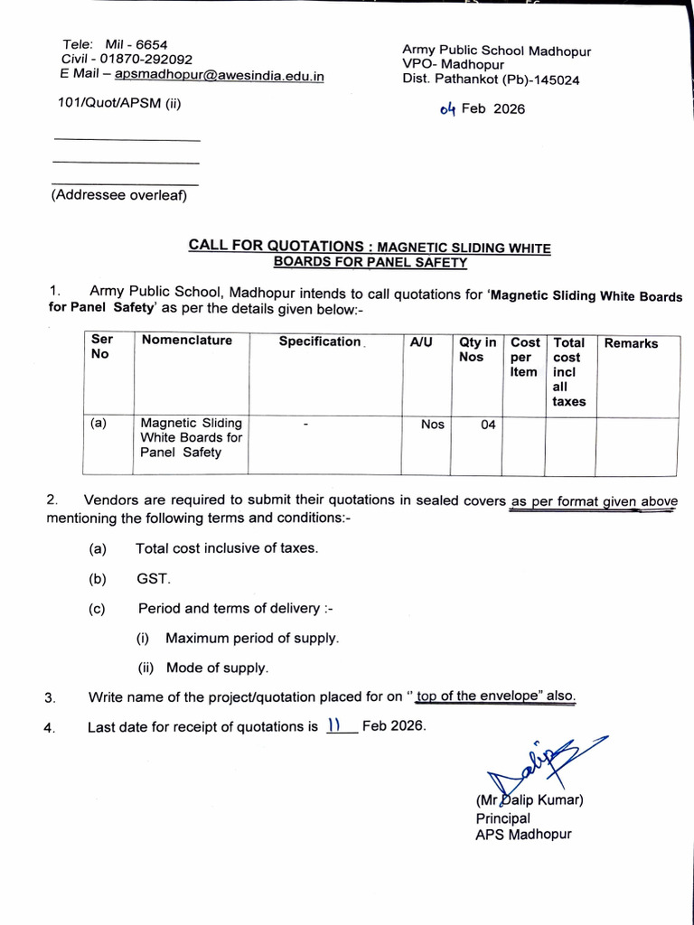 Msw Cabinet Tender | PDF