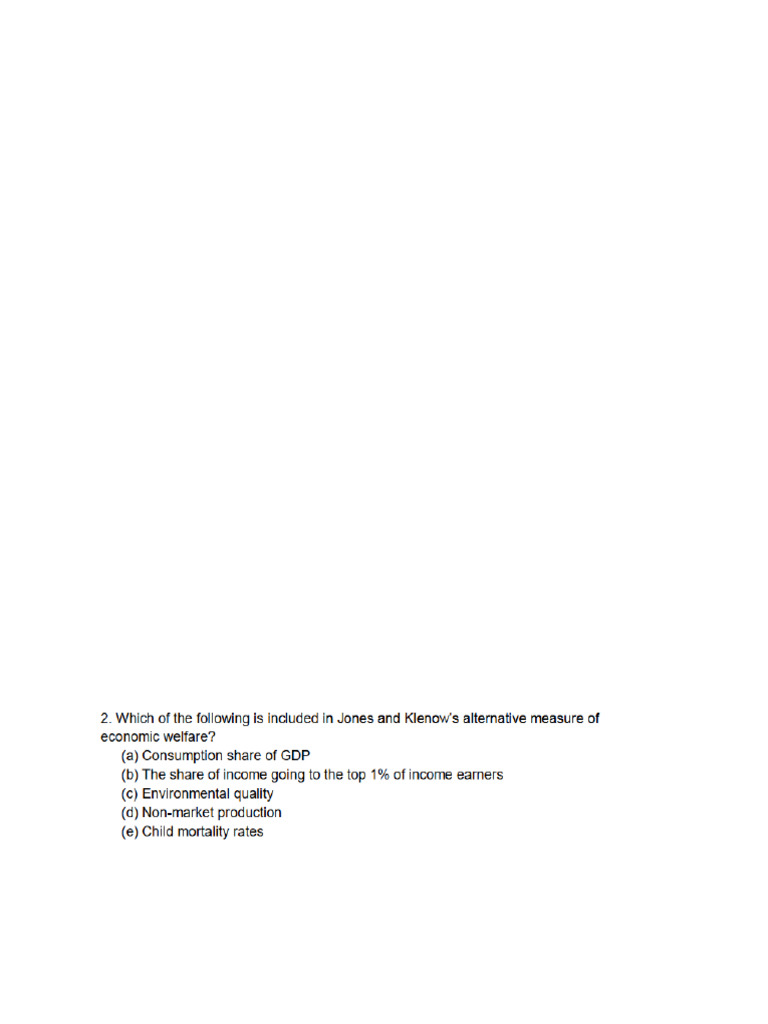 Macroeconomics Practice Problem 1 | PDF