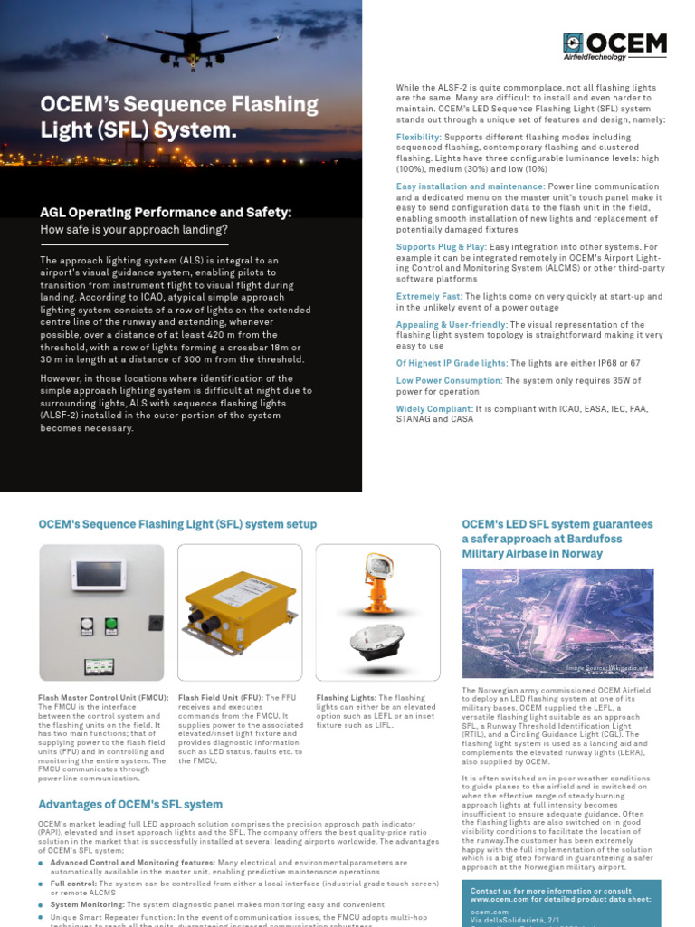 LED Flashing System Flyer | PDF | Airport | Aviation