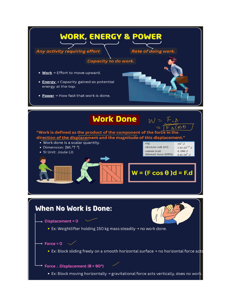Work and Energy | PDF