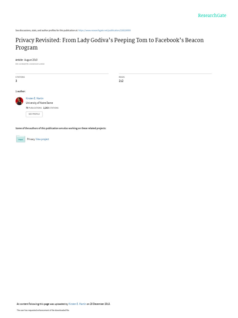 2 - Facebook Beacon | PDF | Privacy | Facebook