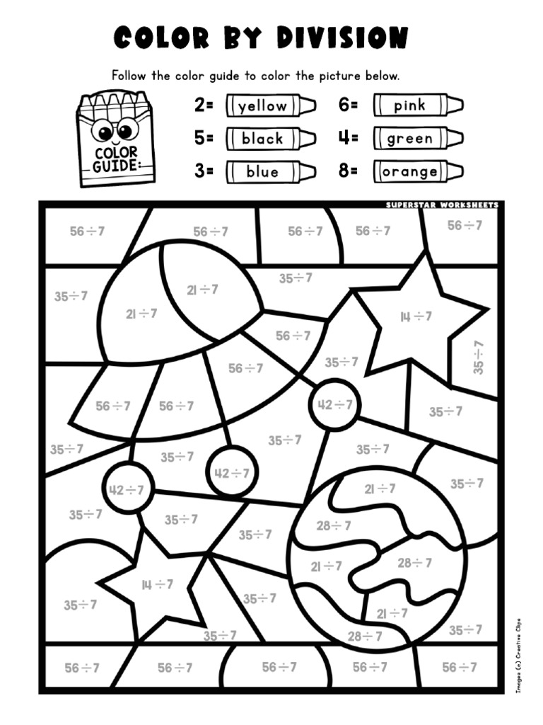 ColorbyDivison Outerspace | PDF