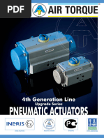 Sirca Pneumatic Actuator Specifications | PDF | Actuator | Valve